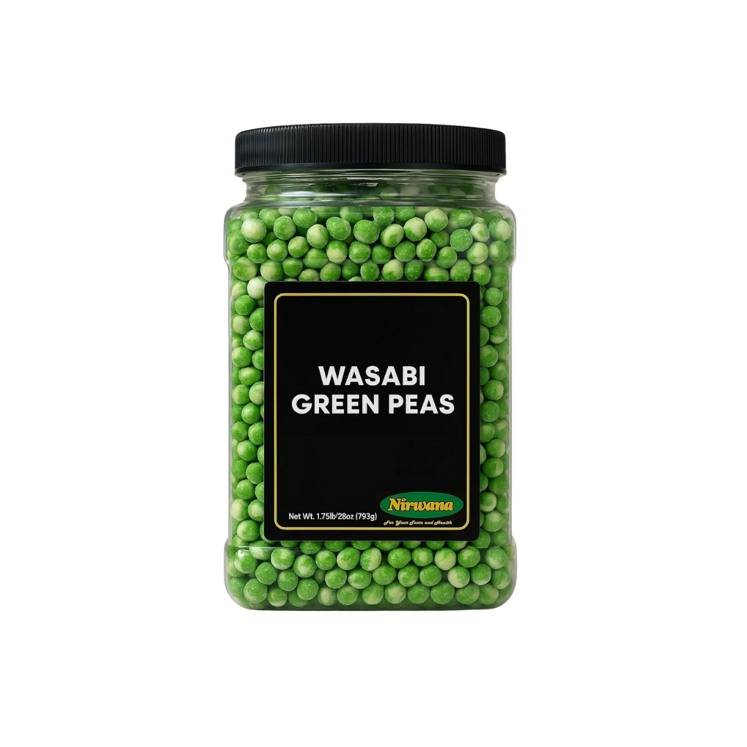 Crispy Green Wasabi Peas – Large (28oz) – Nirwana Foods