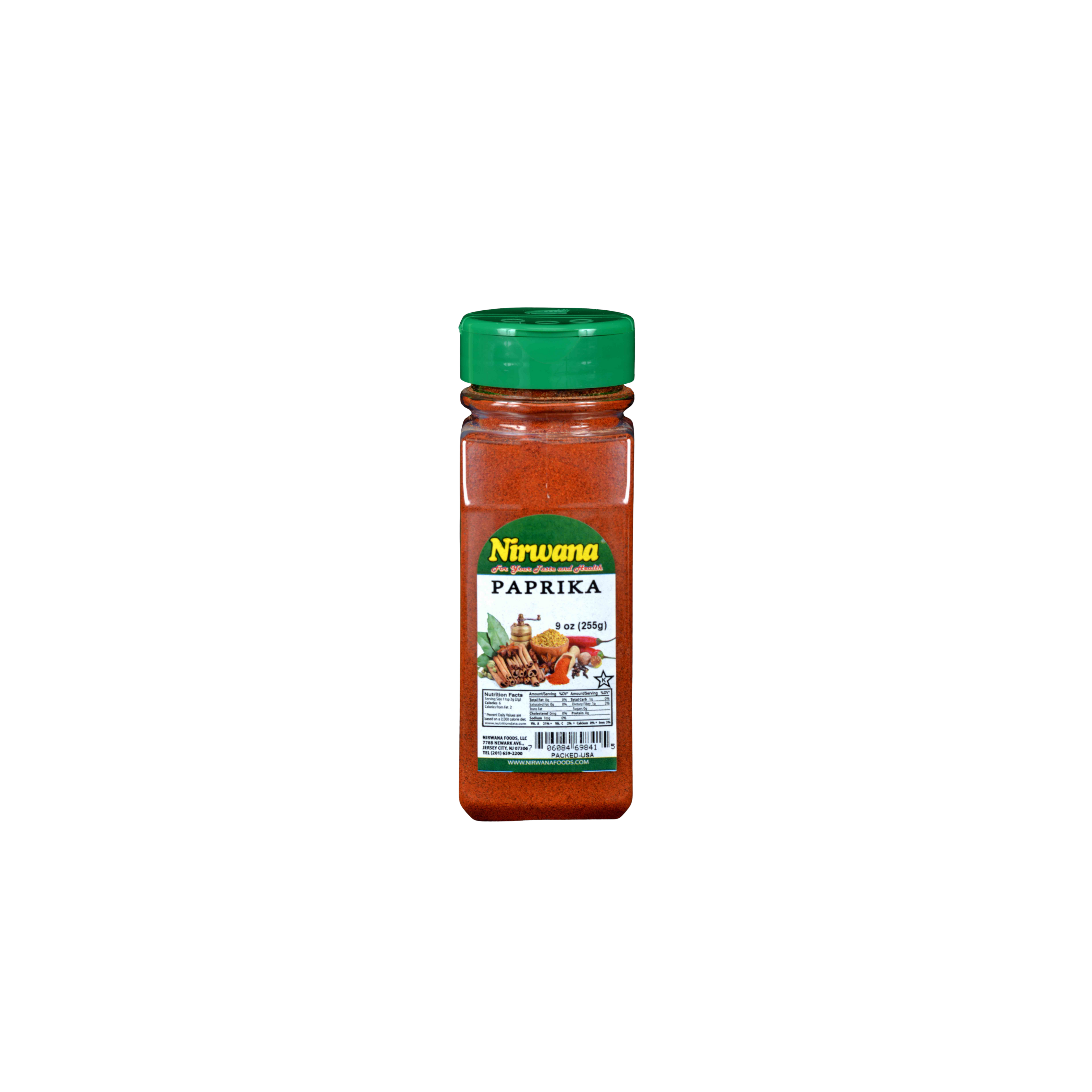 Nirwana Paprika – 9oz Small Jar | Premium Ground Paprika for Cooking ...